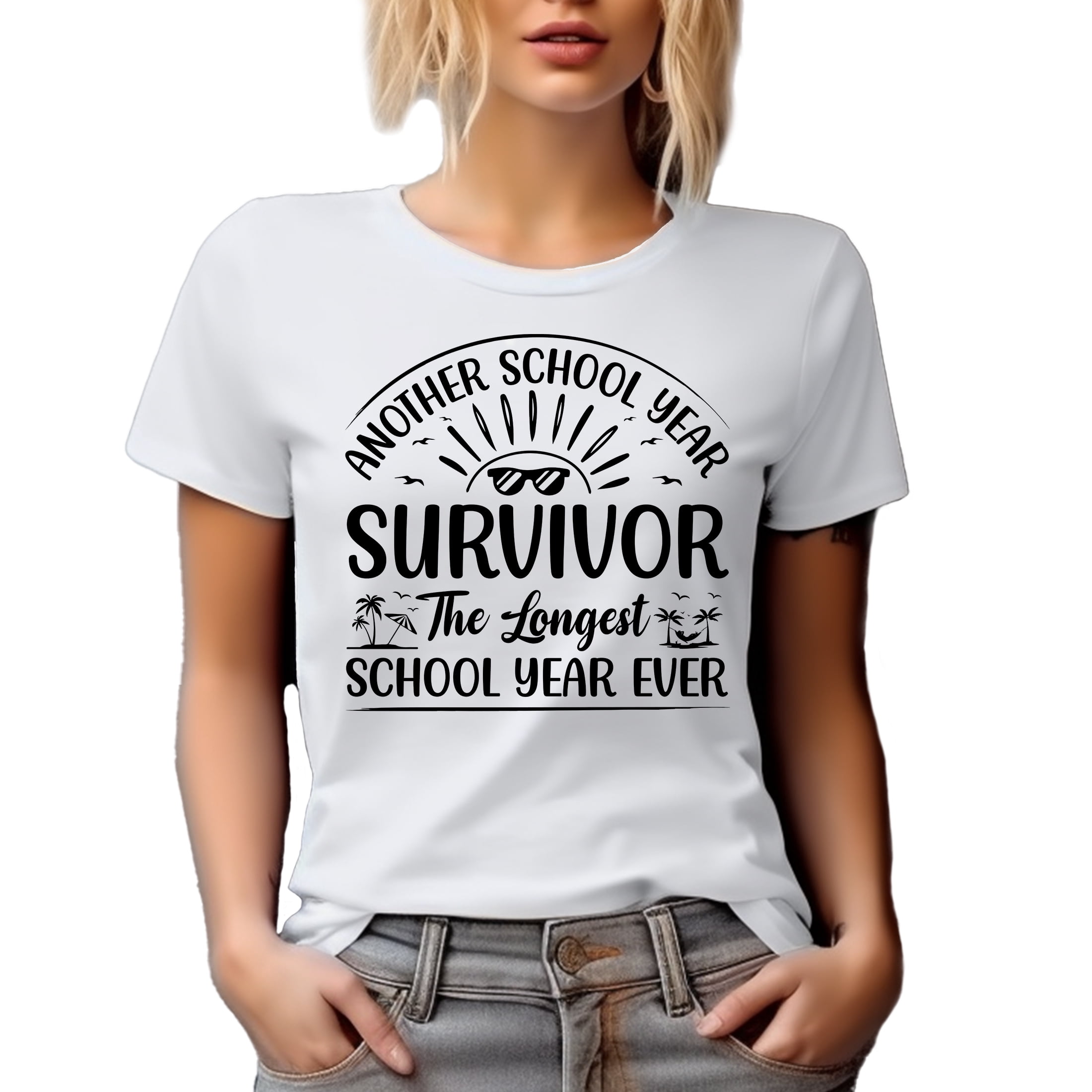 Another School Year Survivor, The Longest School Year Ever, White T ...