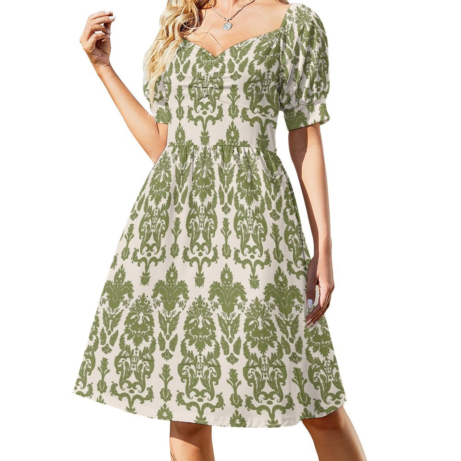 Another Sound of Music Von Trapp Curtain Pattern Dress Woman clothes ...