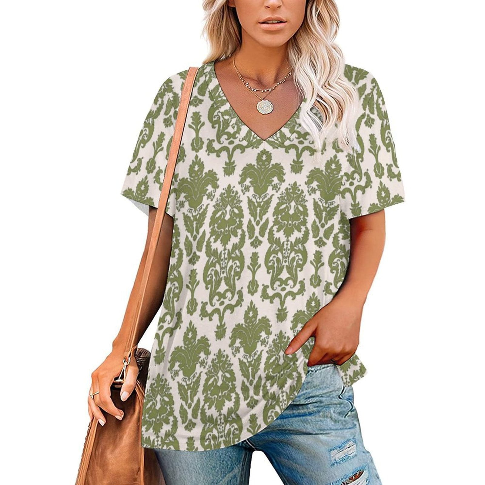 Another Sound of Music Von Trapp Curtain Pattern V Neck Fashion ...