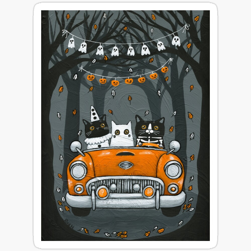 Another Spooky Drive Sticker Phone Decal Water Bottle Stickers Car ...