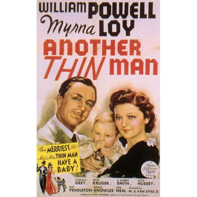 Another Thin Man (1939) 11x17 Movie Poster - Walmart.com