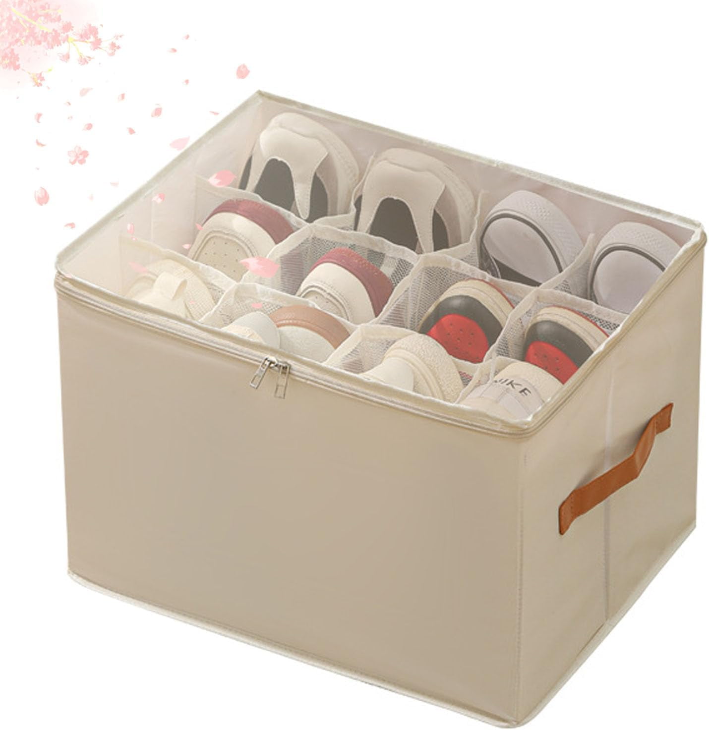 Anowadays Fabric Shoe Organizer Storage Box, Fabric Shoe Organizer, 17 ...