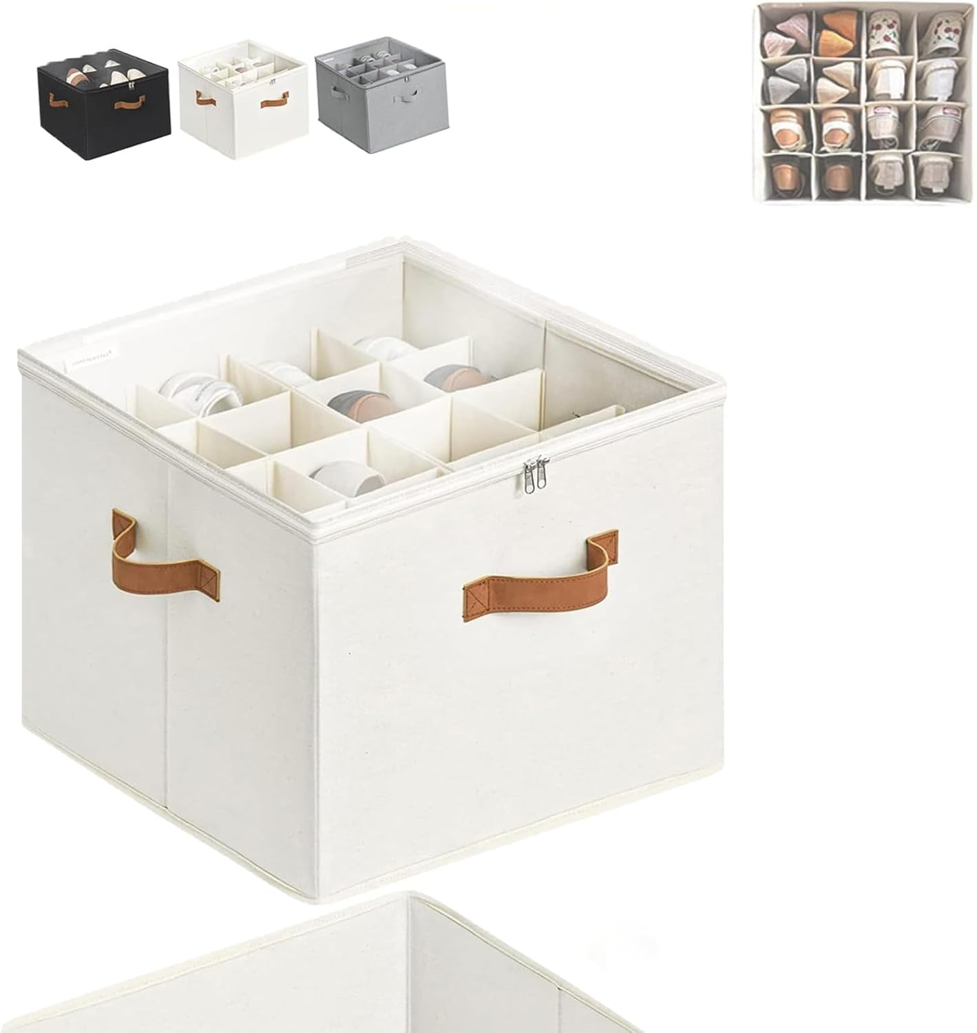 Anowadays Fabric Shoe Organizer Storages Box, Fabric Shoe Organizer ...