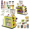 JoyStone 48PCS Pretend Play Cash Register Toy with Light and Sound ...