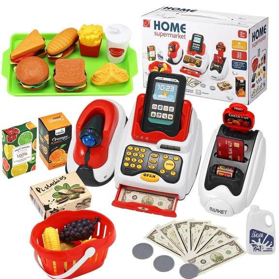 Target Toy Checklane Cash Register + Accessories Kids Playset - Walmart.com