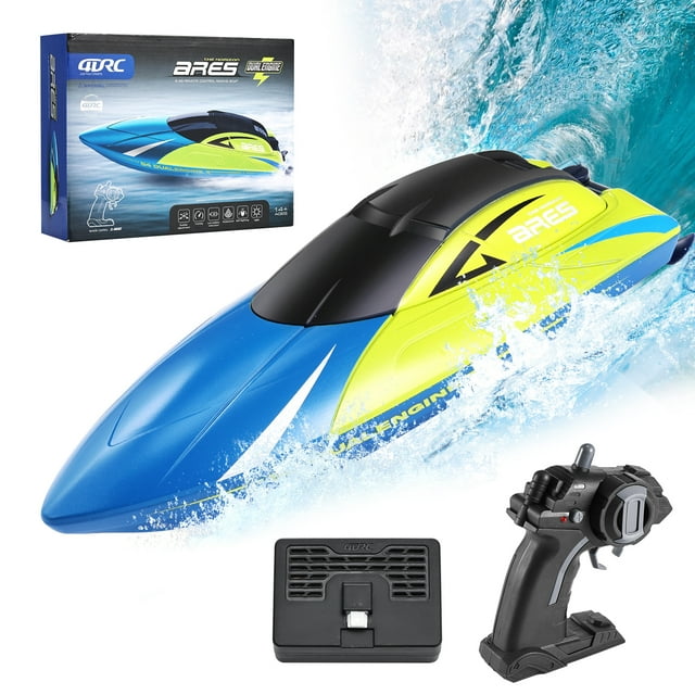 Anpro RC Boat, 2.4G High Speed Remote Control Boat Waterproof Racing ...