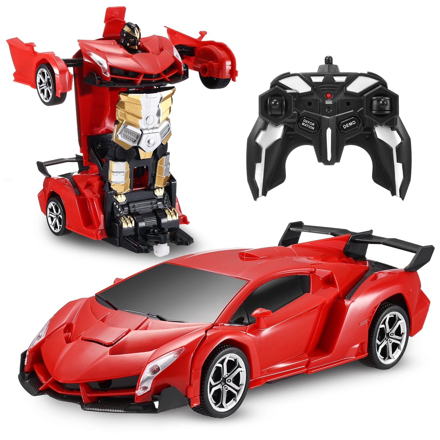 Anpro Transform RC Car Robot Toy for Kids, 2.4Ghz 1:18 Scale Remote ...