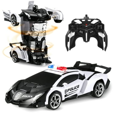 Best Choice 2-in-1 RC Transforming Robot Sports Car Toys, 1/18 Scale ...