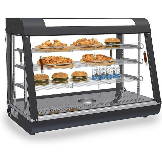 Anpuce 35" Food Warmer Countertop Pizza Warmers 3-Tier Display ...