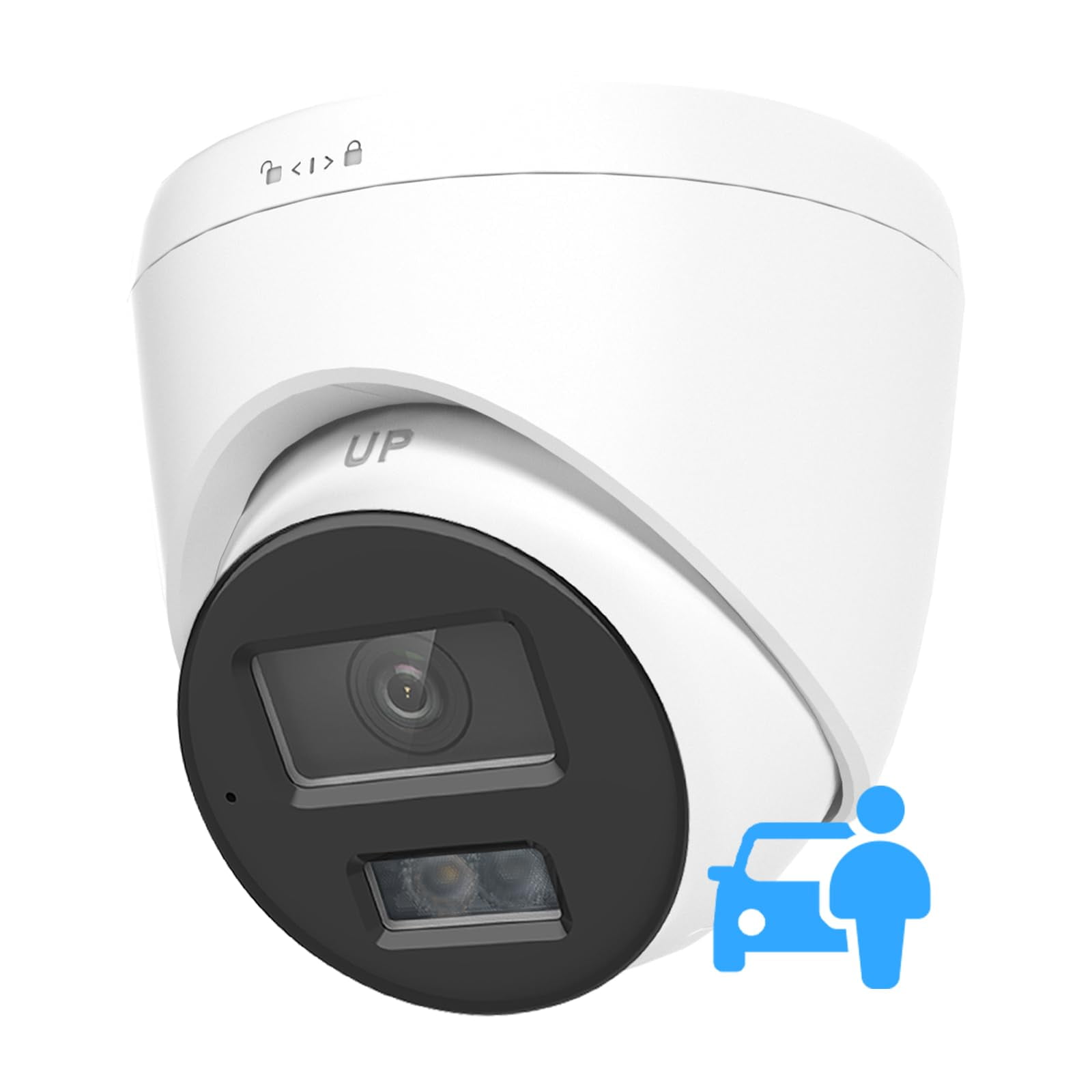 Anpviz 5MP IP PoE Turret Camera with Mic/Audio, Human & Vehicle ...