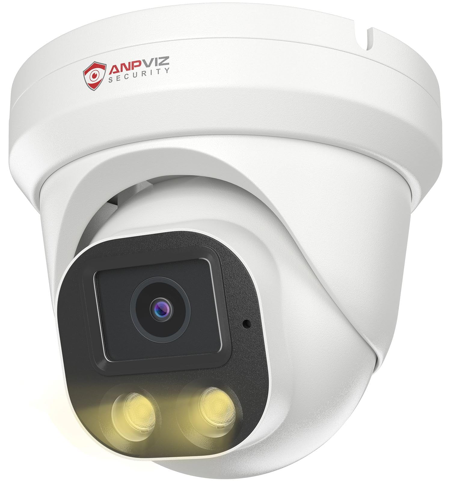 Anpviz 5MP PoE IP Camera, Turret Security IP Camera Outdoor Indoor, AI Human Motion Detection ...