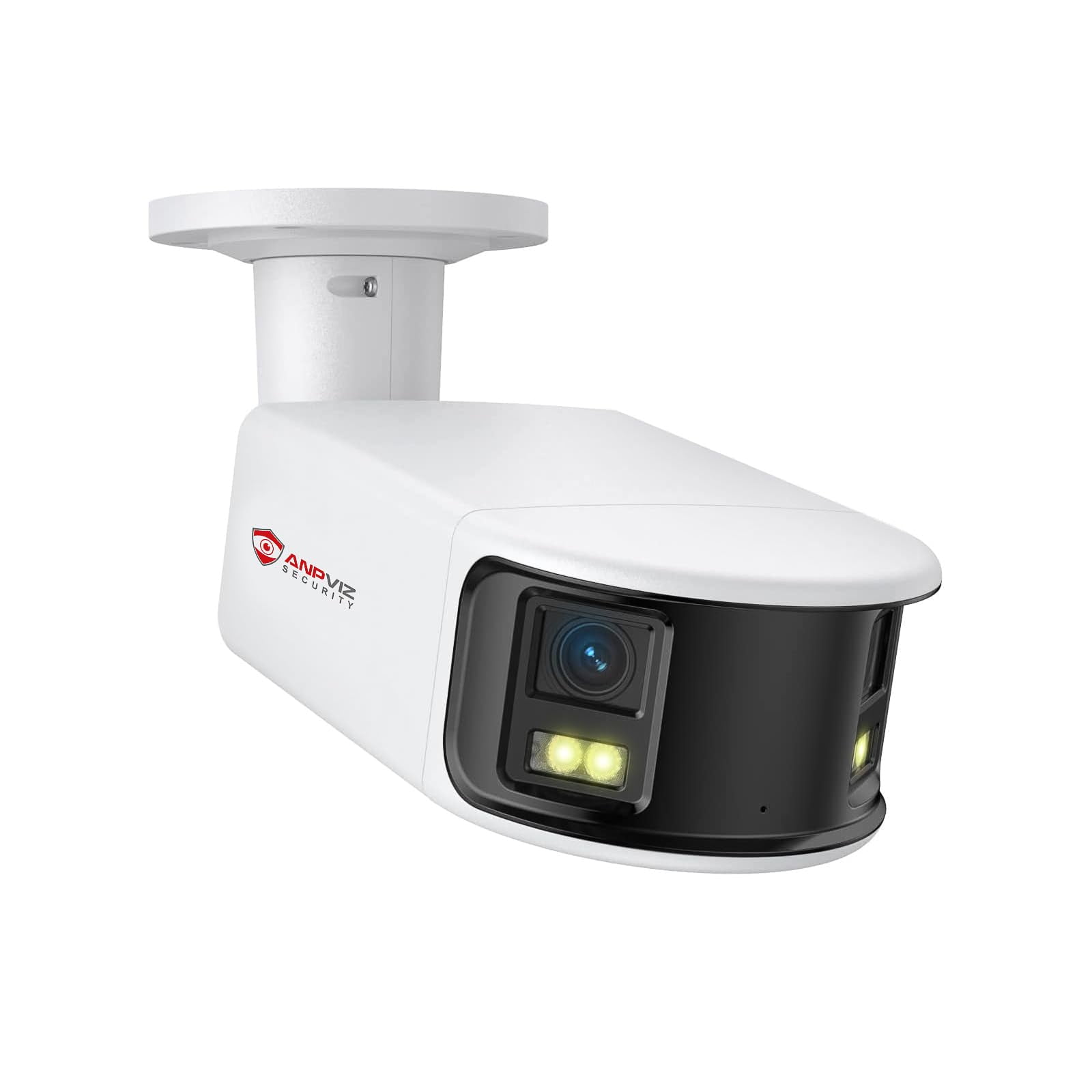 Anpviz 6MP PoE Dual-Lens Bullet Security Camera, 180° Ultra-Wide Angle ...