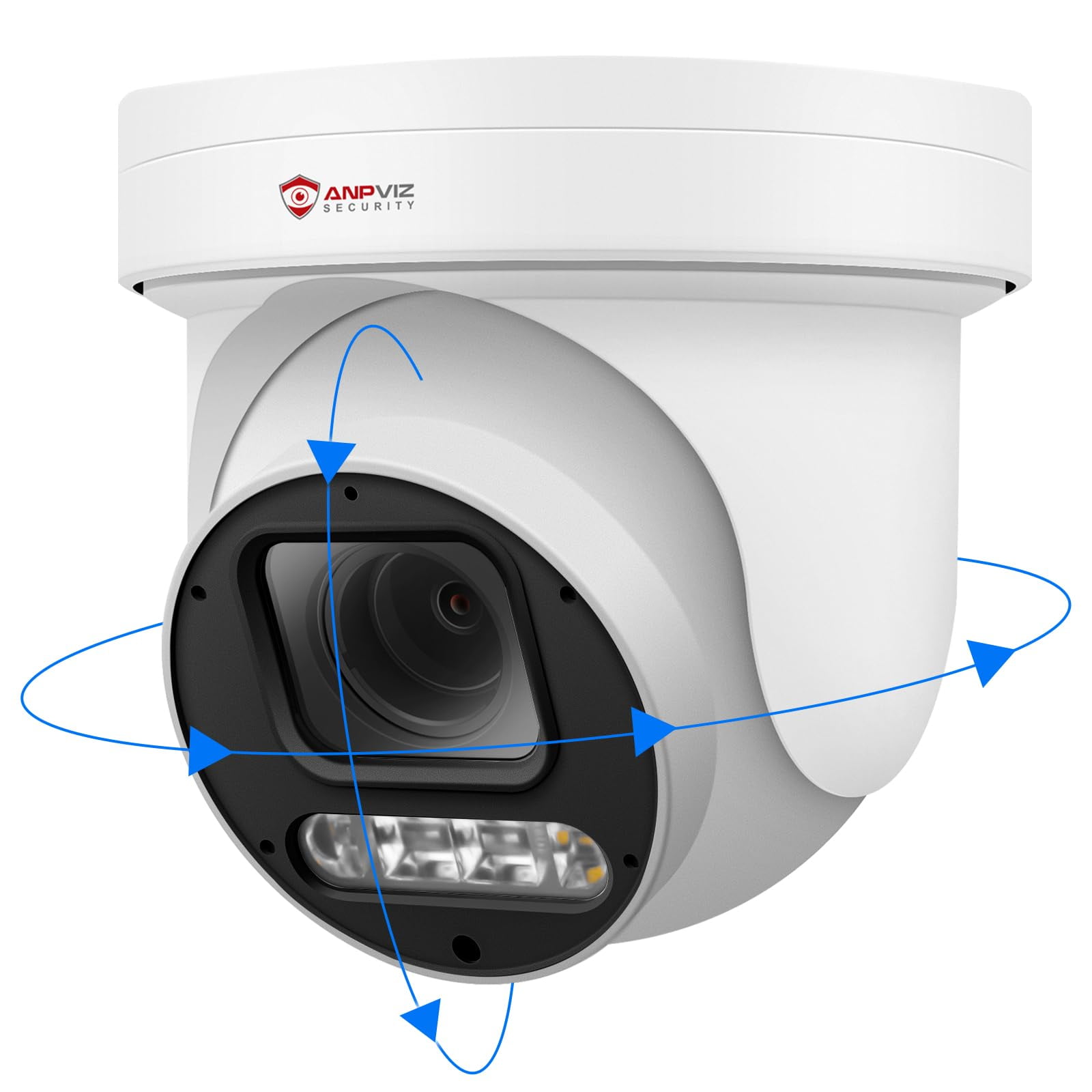 Anpviz 6MP PoE PTZ Camera Outdoor, 5X Optical Zoom 2.7~13.5mm Lens, Pan ...
