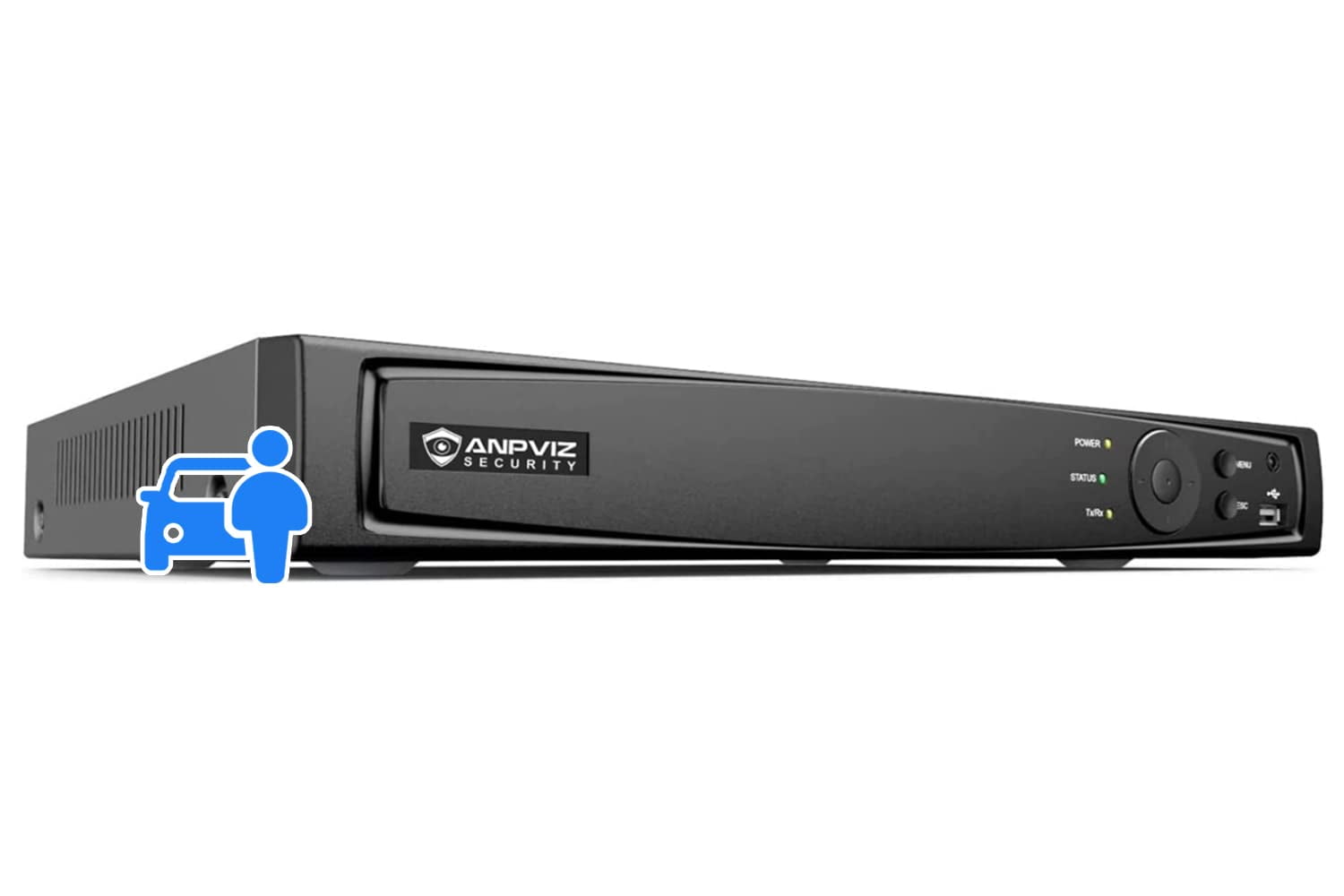 Anpviz 8 Channel H.265+ 4K Network Video Recorder (NVR) for 12MP/8MP ...