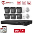 Anpviz 8CH 4K PoE Home Security Camera System, 8MP H.265+ NVR AI CCTV ...