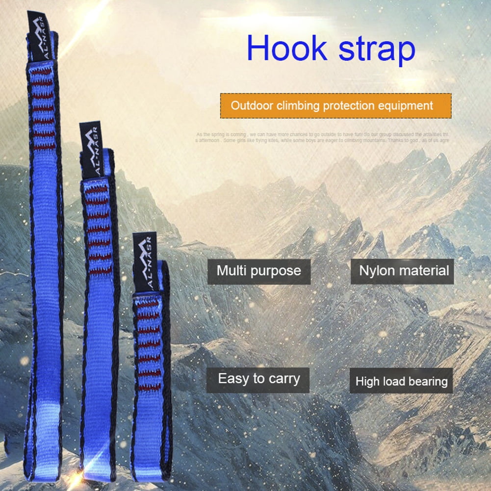 Anqbci 22KN Outdoor Rock Climbing Hiking Nylon Bearing Strap Sling ...