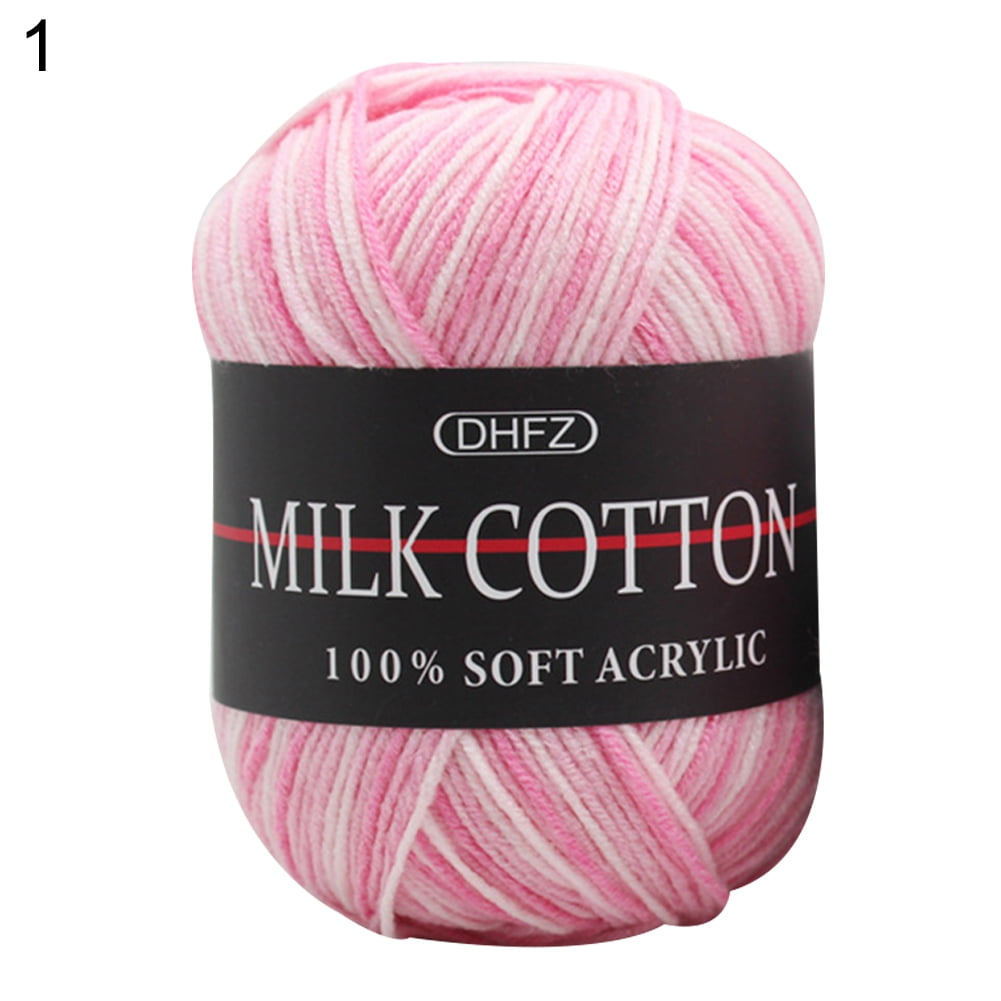 Anqbci 3 Strands Colorful Cotton Crochet Knitting Baby Clothes Doll ...