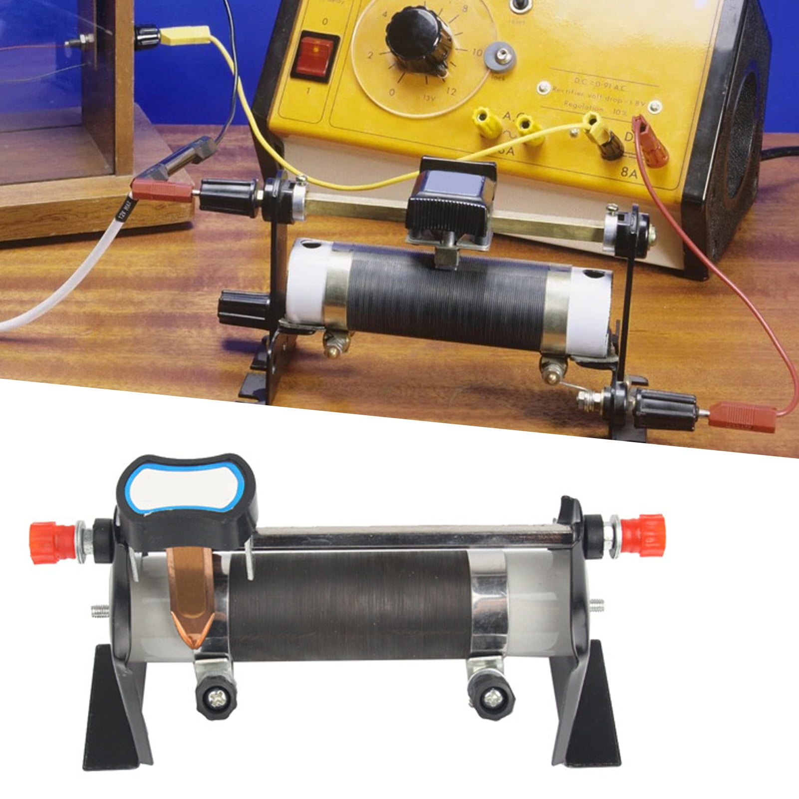 Anqbci 5/10/20/50Ω 1.5-3A Professional Sliding Rheostat Insulation ...