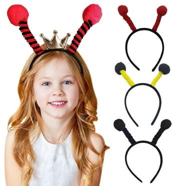 Nicky Bigs Novelties Black Velvet Bug Antenna Headband Costume ...