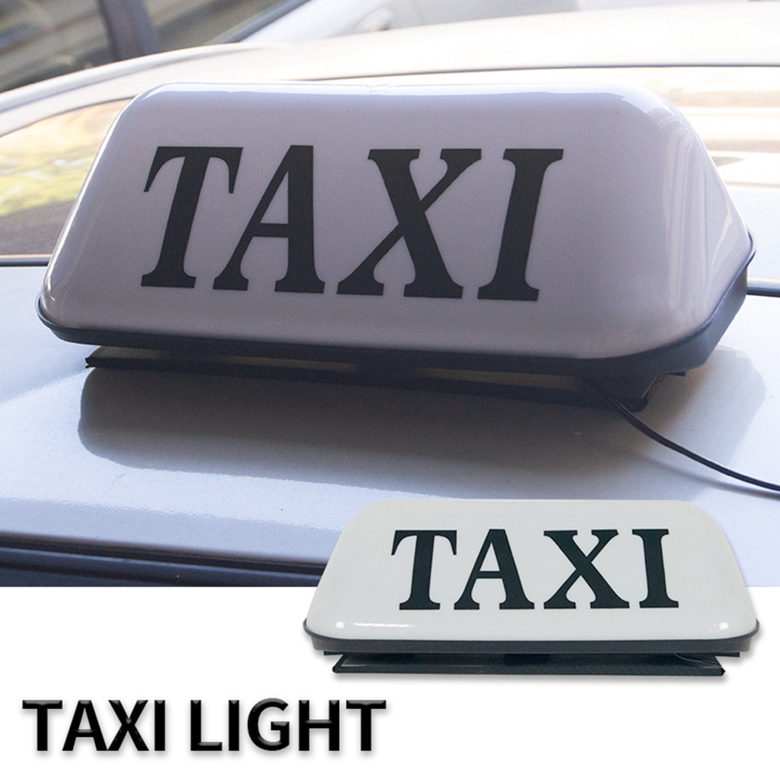 Anqbci Car Taxi Sign Light Strong Magnetic Base Super Bright Waterproof ...
