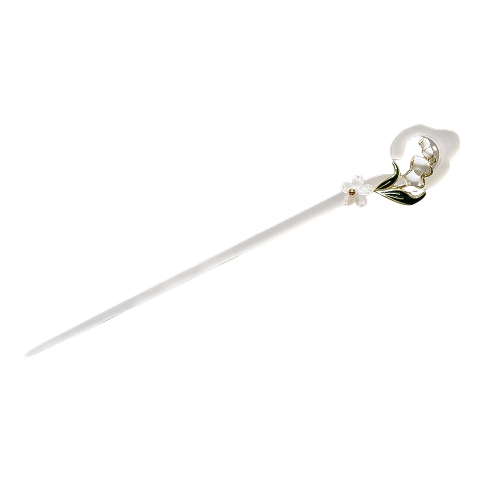 Anqbci Chinese Style Hair Stick Flower Decor Hair Chopstick Long Hair ...