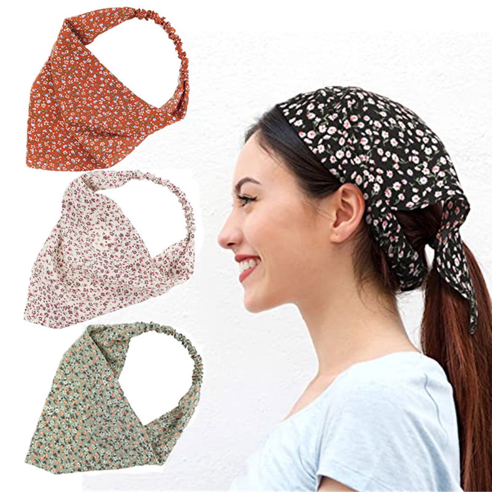 Anqbci Hair Accessories Women Headband Decorative Polyester Summer ...