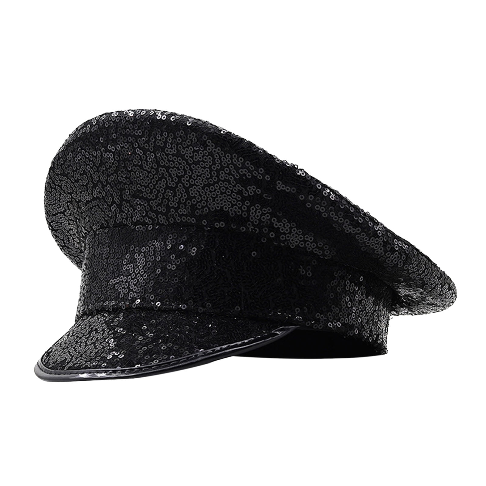 Anqbci Performance Sequin Hat Unisex Lightweight Party Cosplay Sergeant ...