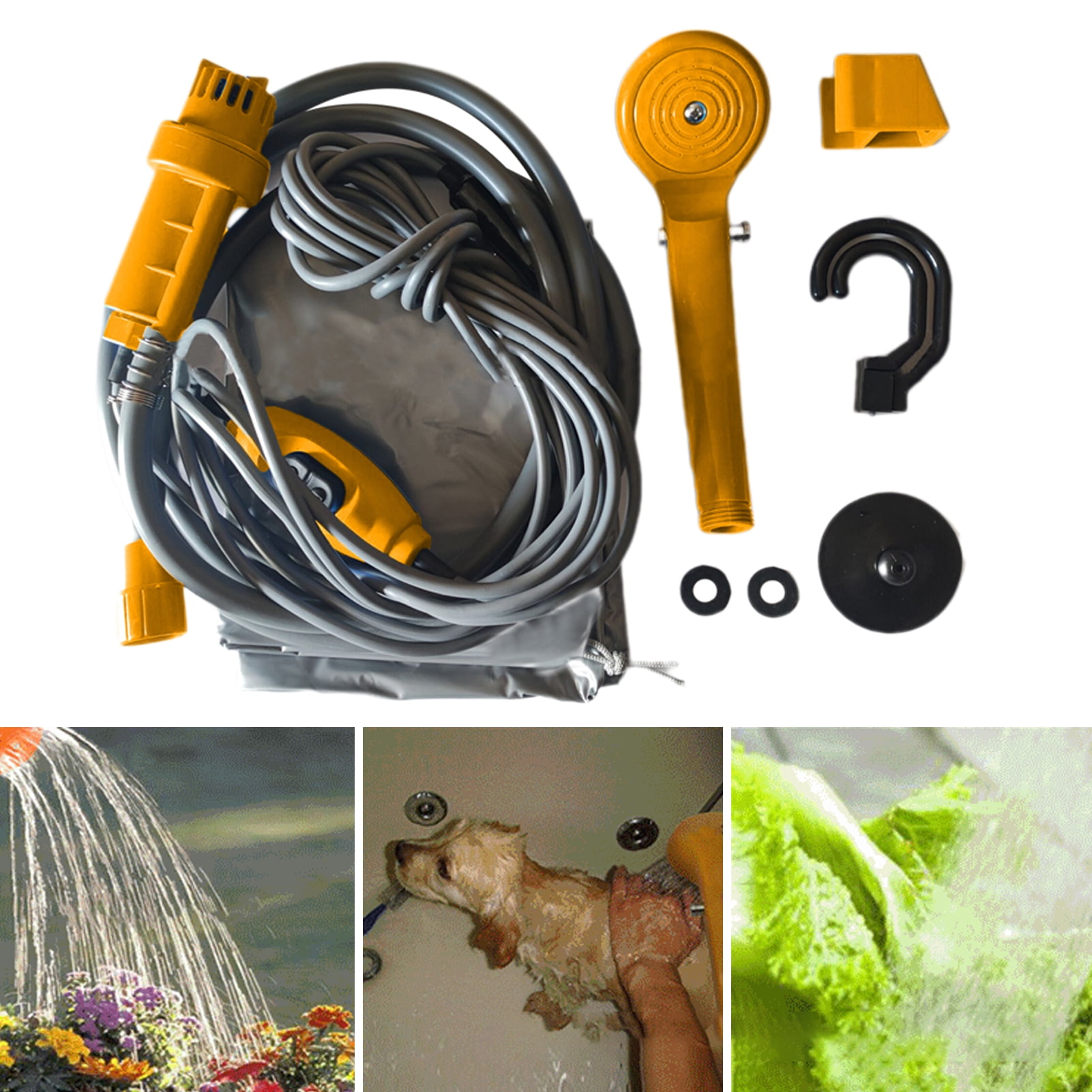 Anqbci Portable Camping Shower with Brushless Motor Adjustable Design ...