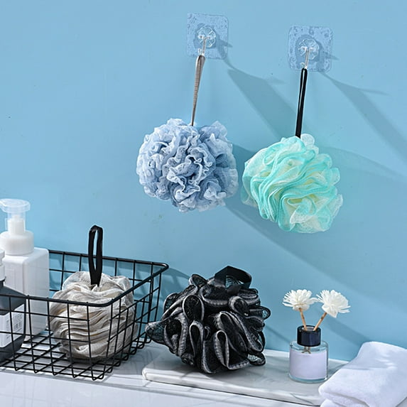 Anqbci Shower Sponge Highly Absorbent Super Soft Nylon Shower Bath ...