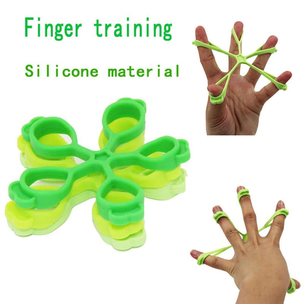 Anqbci Soft Silicone Hand Exerciser Grip Strength Strengthener Finger ...