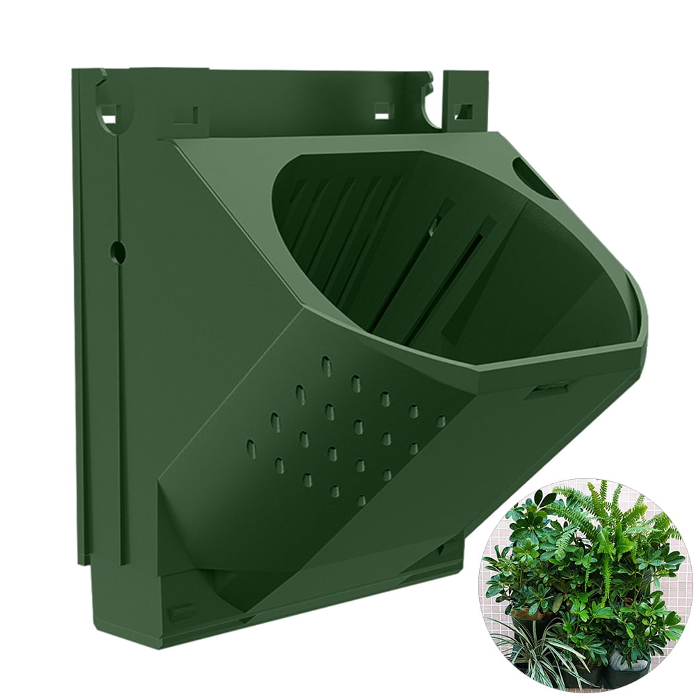 Anqbci Wall Mounted Multi Holes Flower Pot Container Garden Bonsai ...