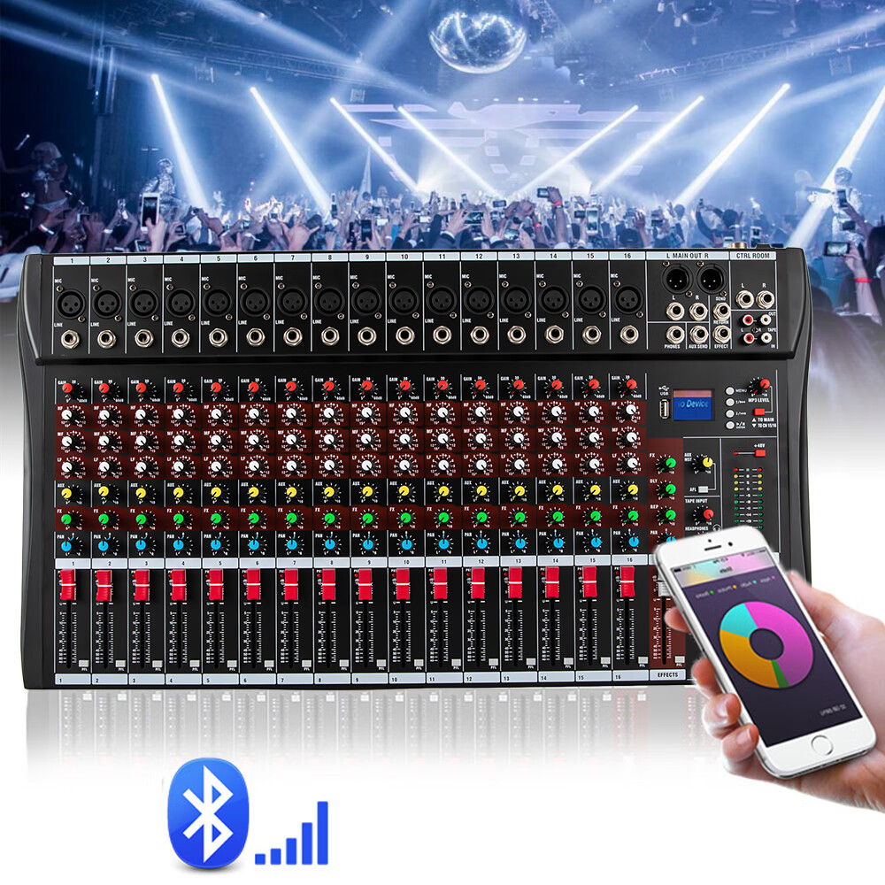 Audio2000'S AMX7322- Professional Six-Channel Audio Mixer with USB ...