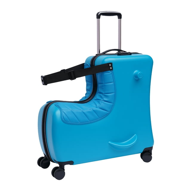 Anqidi 24 Inch Kids Ride-On Carry-On Suitcase, Portable Universal ...