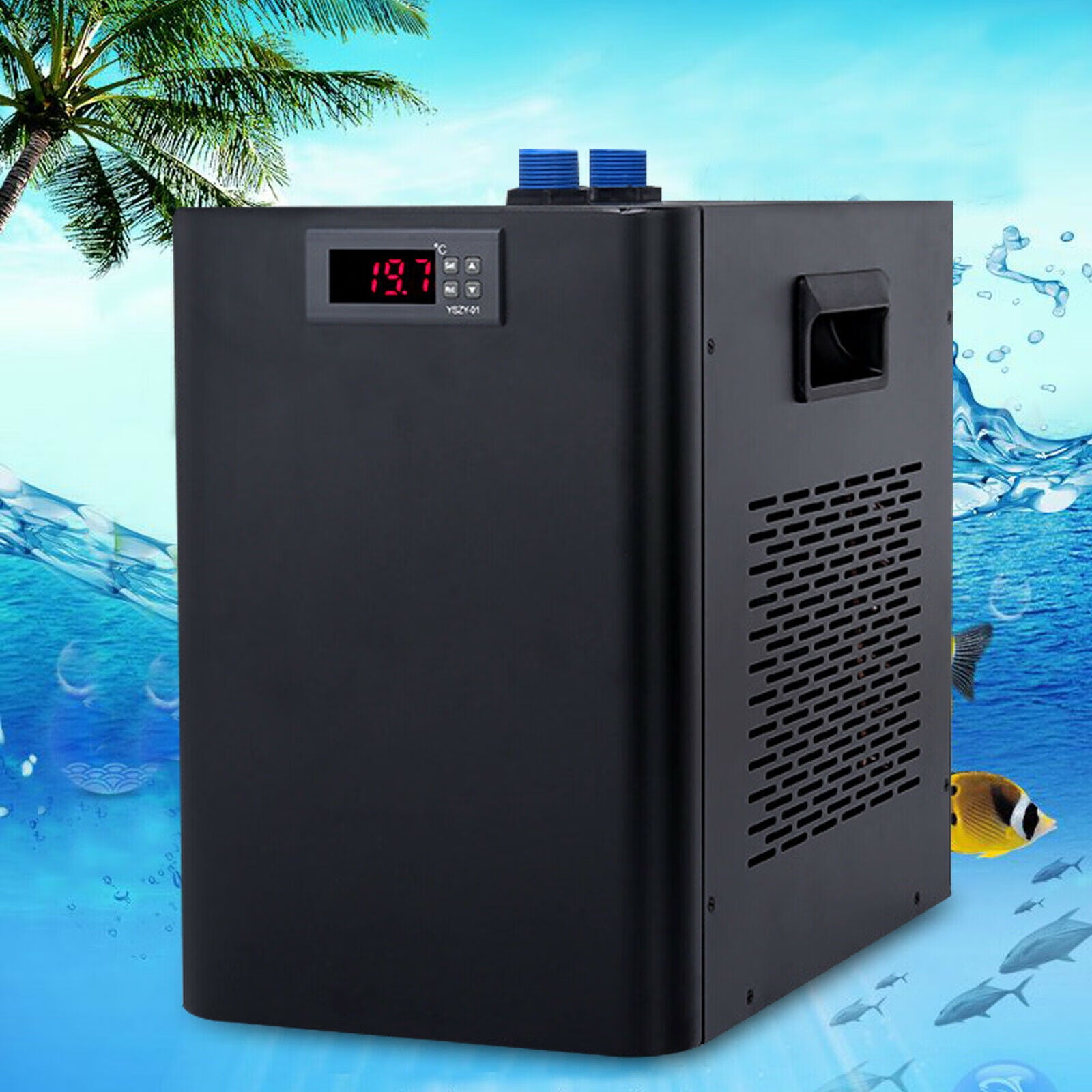 Anqidi Portable 42 Gallon Aquarium Chiller, Water Cooling System, Air ...