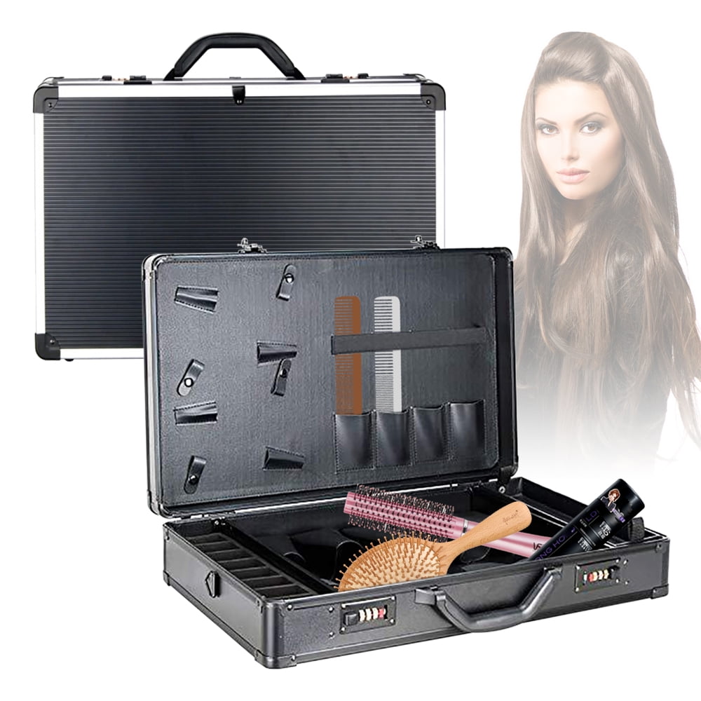 Anqidi Professional Barber Case, Beauty Salon Barber Carrying Case Tool ...