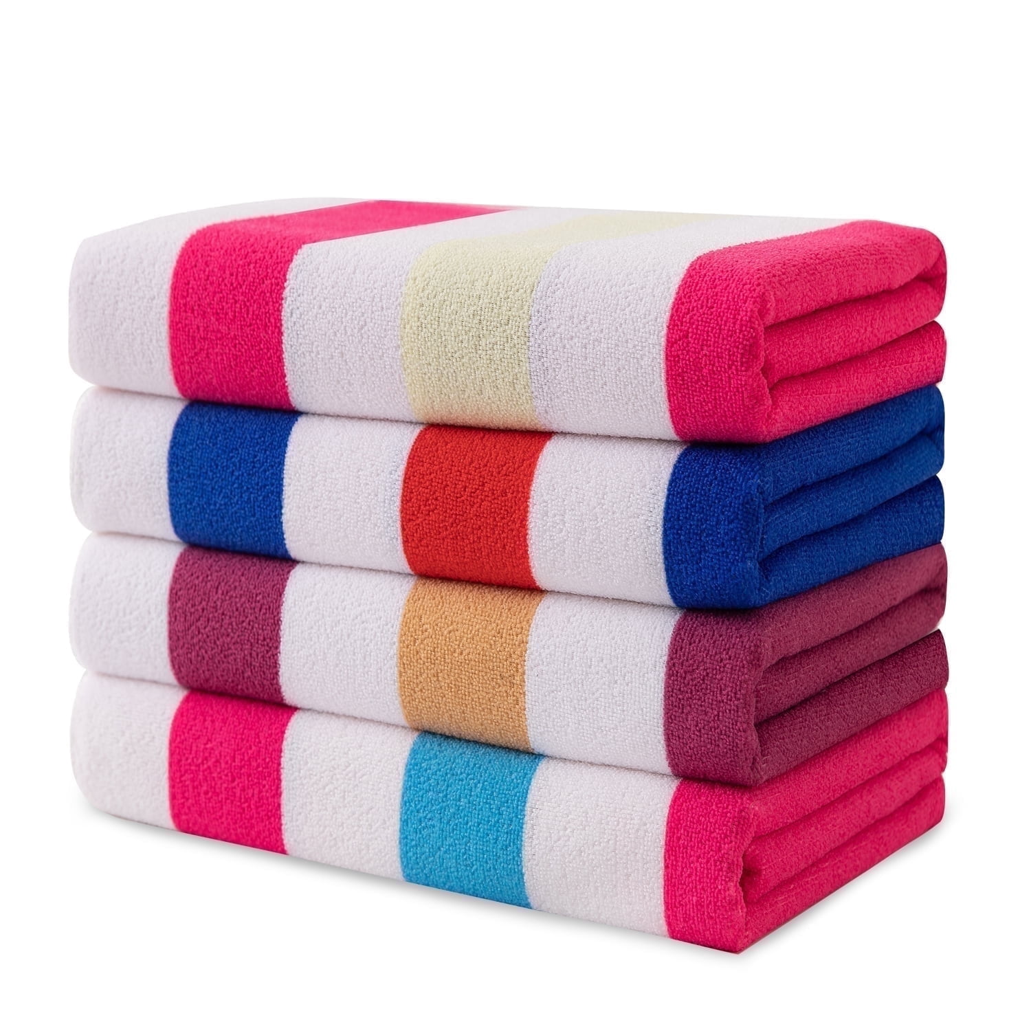 Beartech 4 Pack Oversized Microfiber Beach Towel, 30x60 inches Super ...