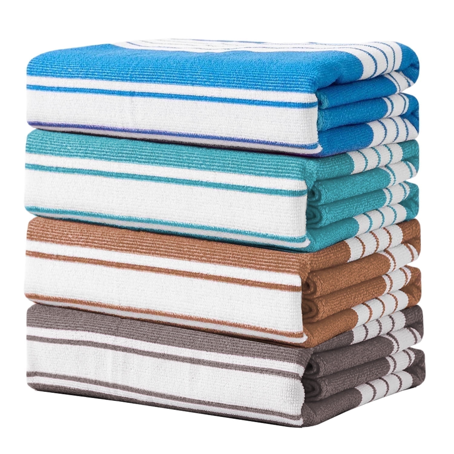 Beartech 4 Pack Oversized Microfiber Beach Towel, 30x60 inches Super ...