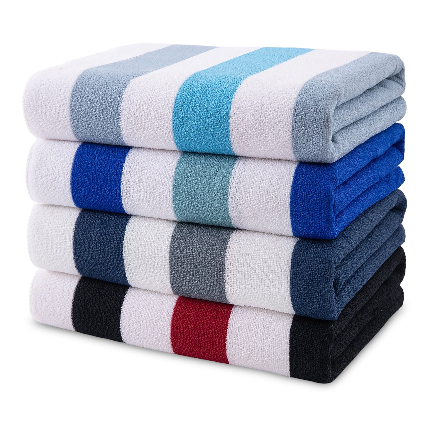 Anray Home 4 Pack Oversized Microfiber Beach Towel, 30x60 inches Super ...
