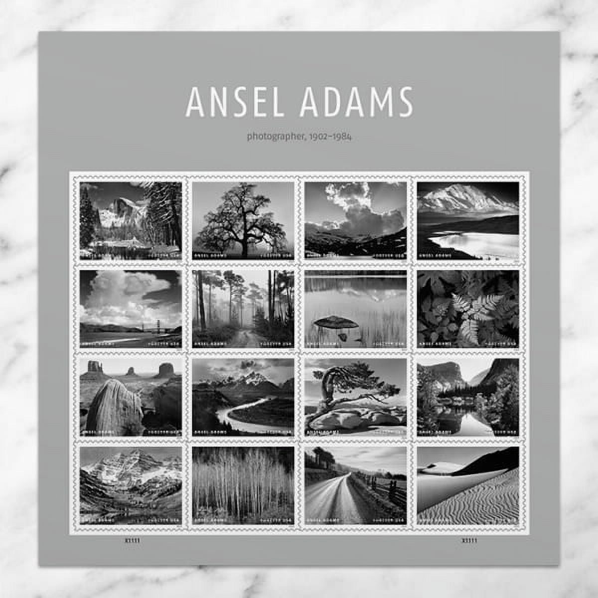 Ansel Adams USPS Forever Postage Stamp 2 Sheets of 16 US First Class ...