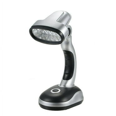 Mainstays LED Desk Lamp, Flexible Metal Gooseneck, Black - Walmart.com
