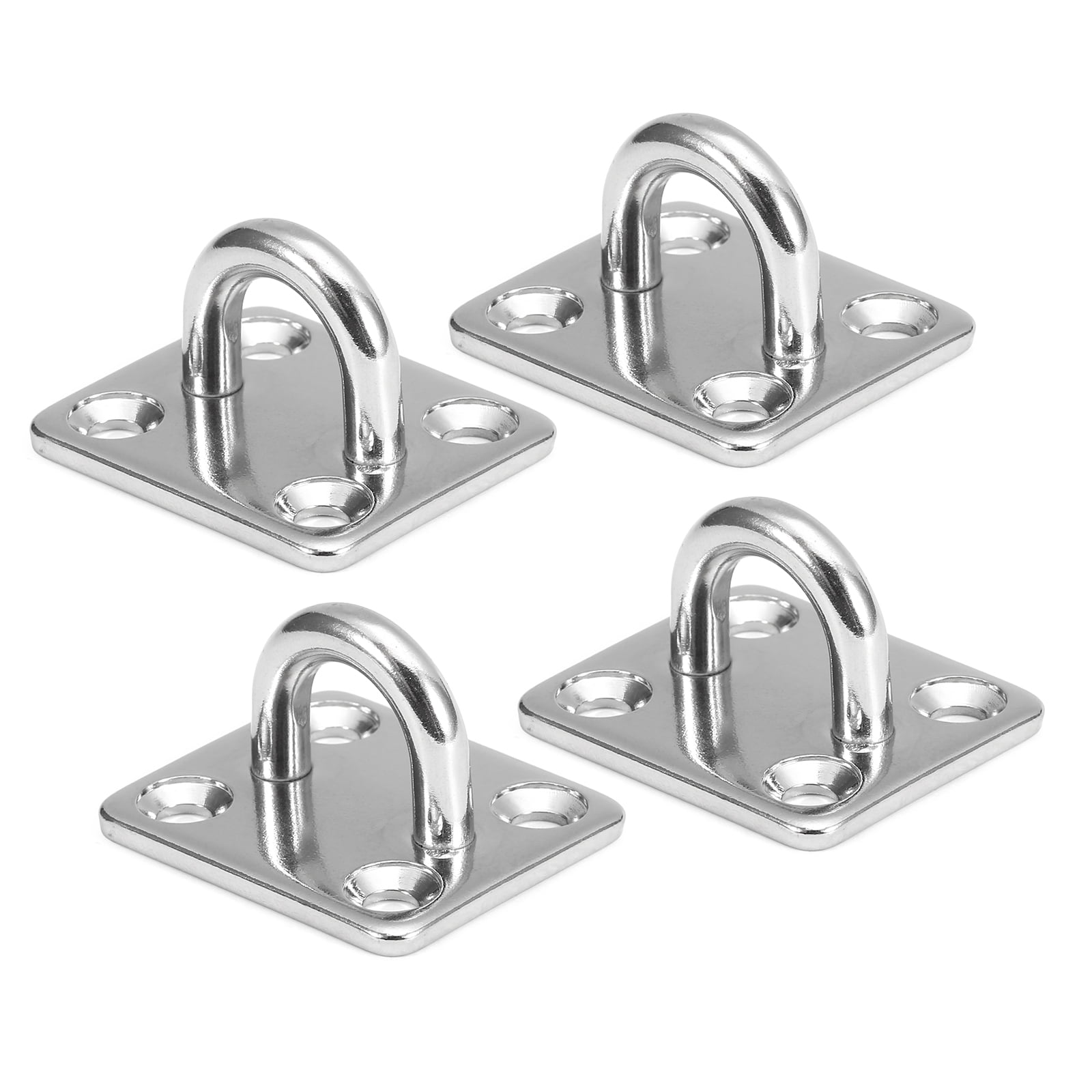 Anself 4pcs Pad Eye Plates Marine Hardware Multifunctional Wall Mount ...