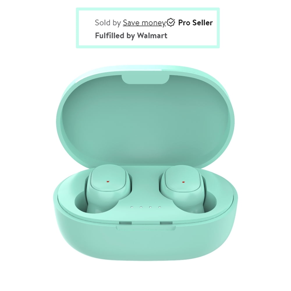 Anself A6S Pro Active Noise Cancellation True Wireless Earbuds, IPX4 Waterproof, Green - Walmart.com