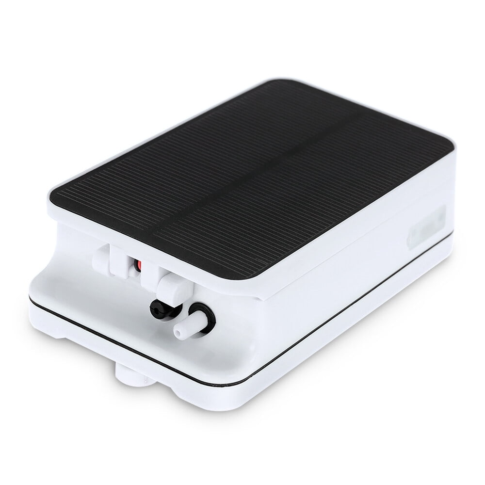 Anself Air Pump,Solar Power/DC Fish Aerator Air Stones Pump Fish Tank ...