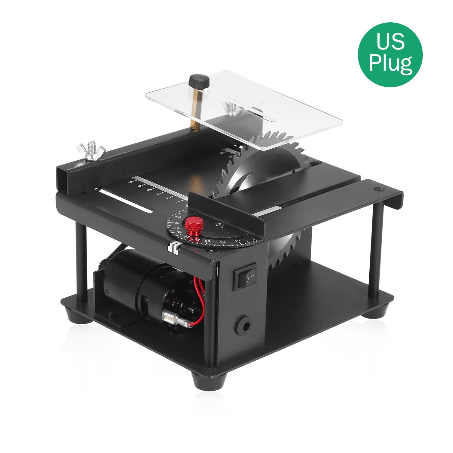 Anself Table Saw Mini Desktop Saw with Adjustable-Speed Angle ...