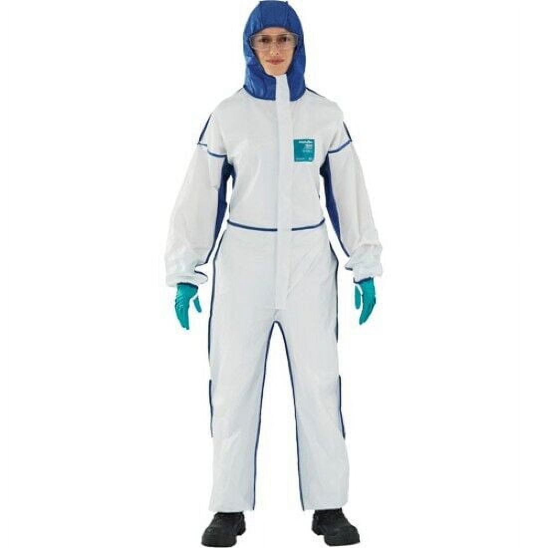Ansell AlphaTec Paint Chemical Protective Coverall with Hood and Thumb ...