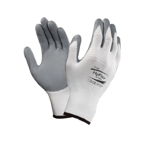 Ansell Hyflex Foam Nitrile Coated Palm Gloves 11 800 Size 11, 3 Pair ...
