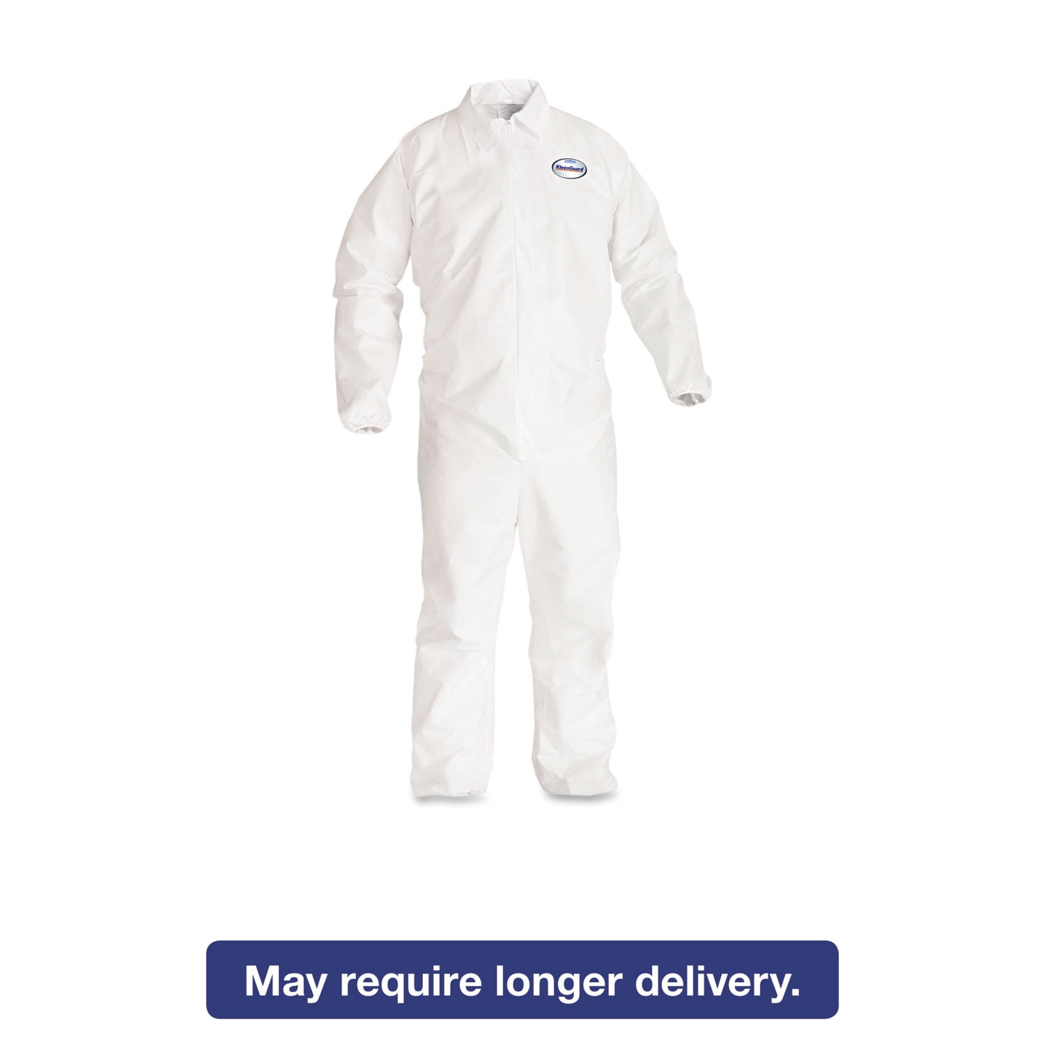 A40 Elastic-Cuff and Ankles Coveralls - White/Large (25/Carton ...