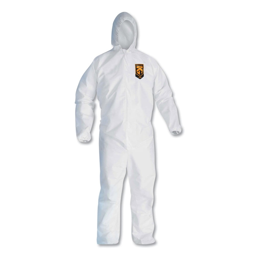 Ansell KCC 49117 A20 Elastic-Back, Cuff, and Ankles Hooded Coveralls ...