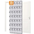 Anserdrm 35 Clear Large Pockets Over The Door Shoe Organizer,Mesh ...
