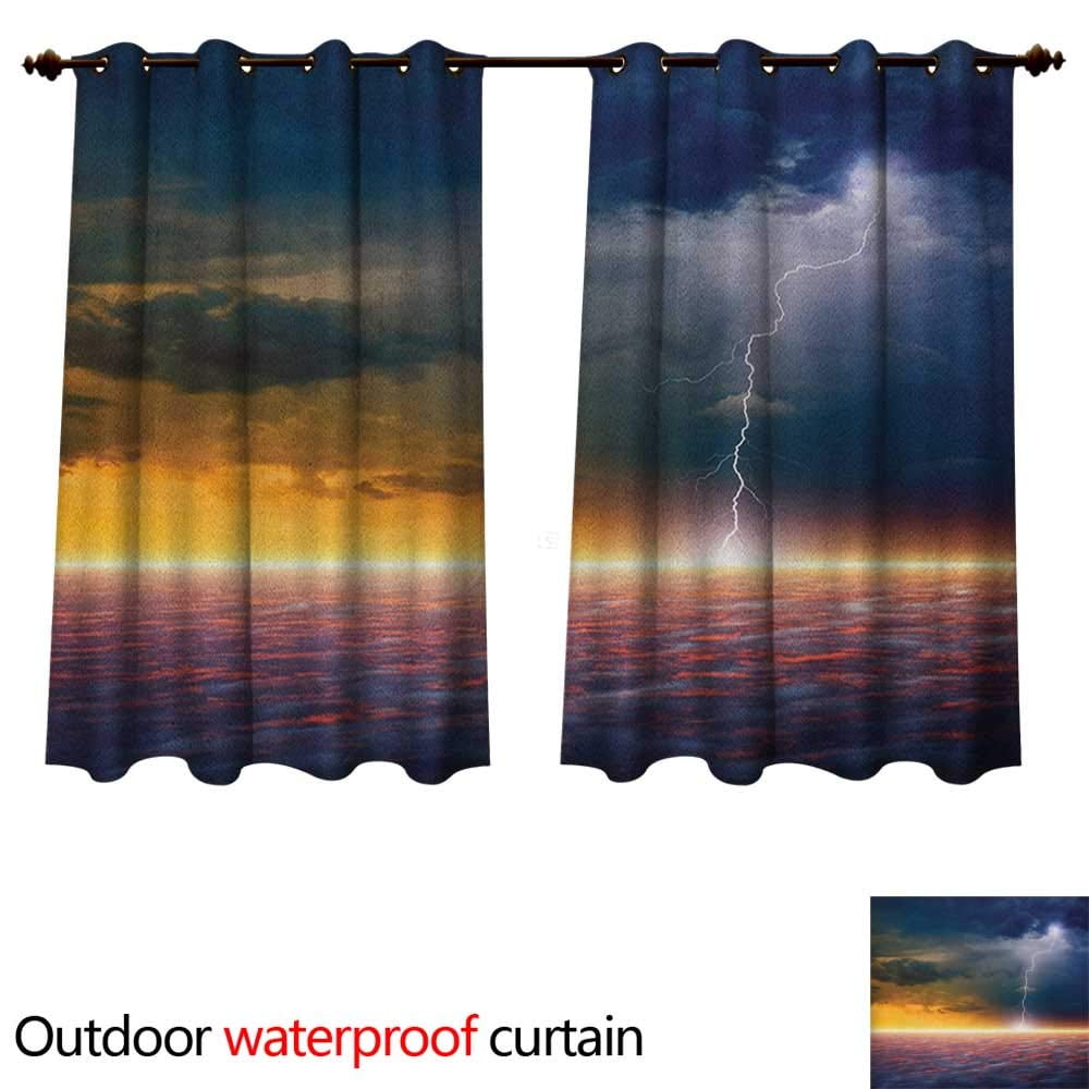 Anshesix Nature 0utdoor Curtains for Patio Waterproof Apocalyptic Sky ...